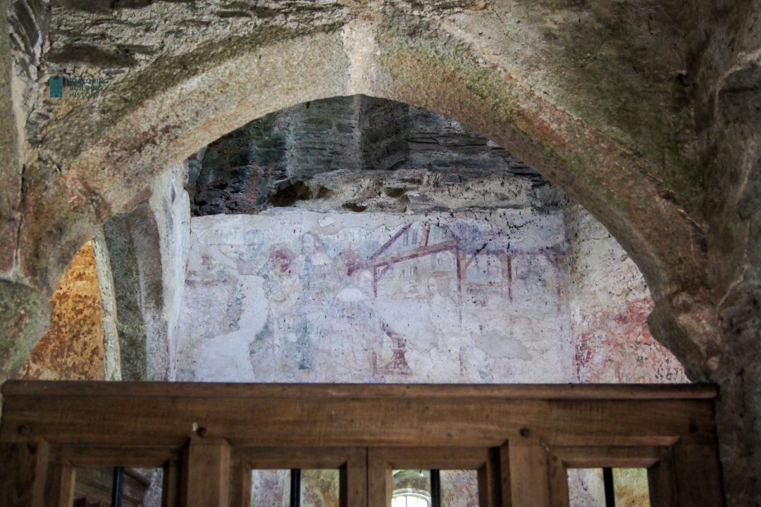 Adoration of the Magi: Wall Painting at Berry Pomeroy, South Devon ...