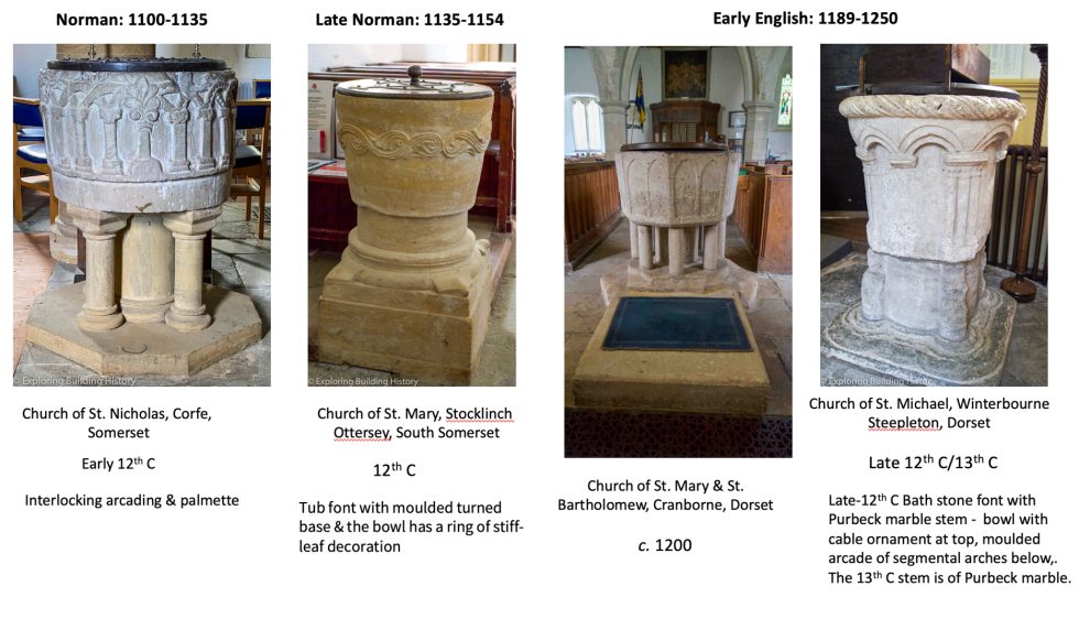 A SELECTION OF WEST COUNTRY MEDIEVAL FONTS | Exploring Building History