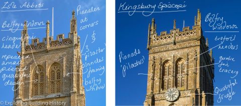 The Somerset Medieval Church: Perpendicular Towers, Parapets ...