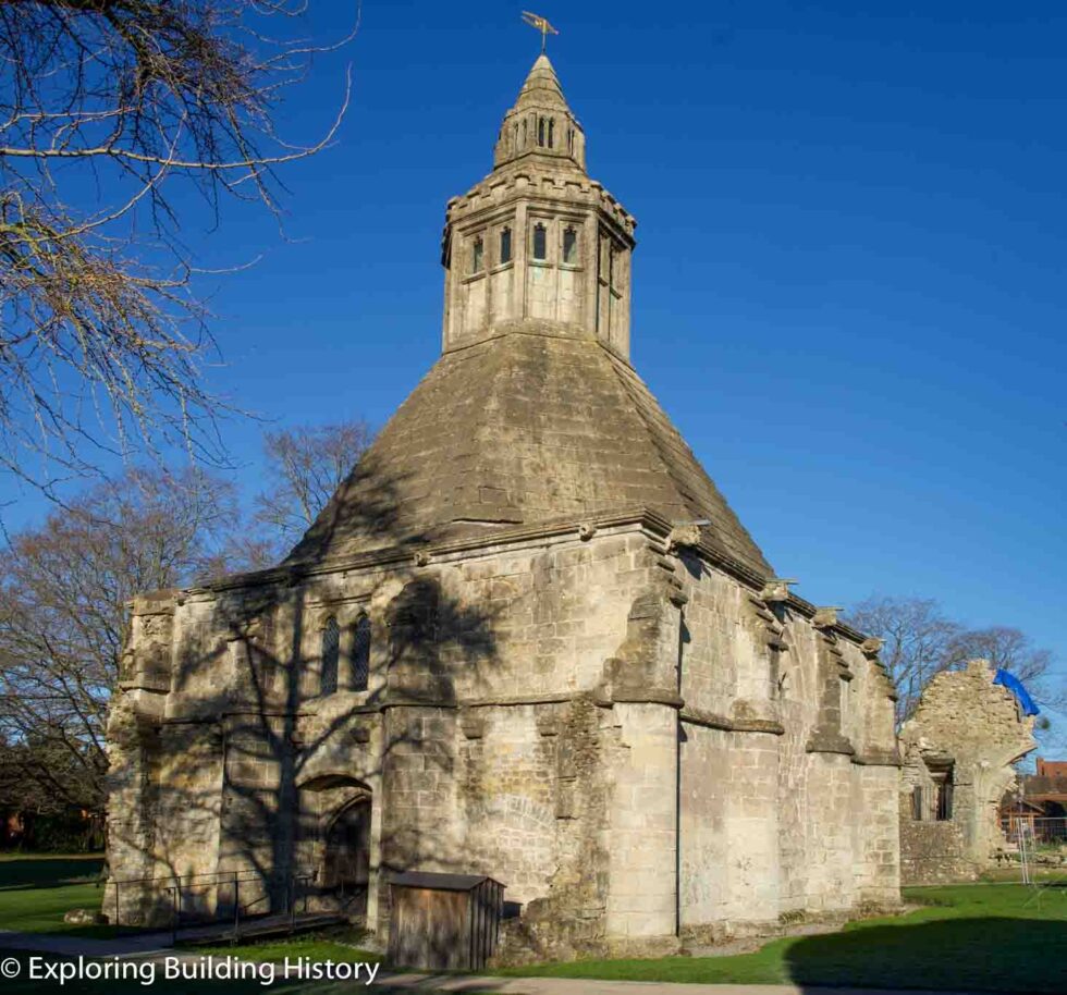 A WONDER OF THE 14th C: The Abbot’s Kitchen, Glastonbury Abbey ...